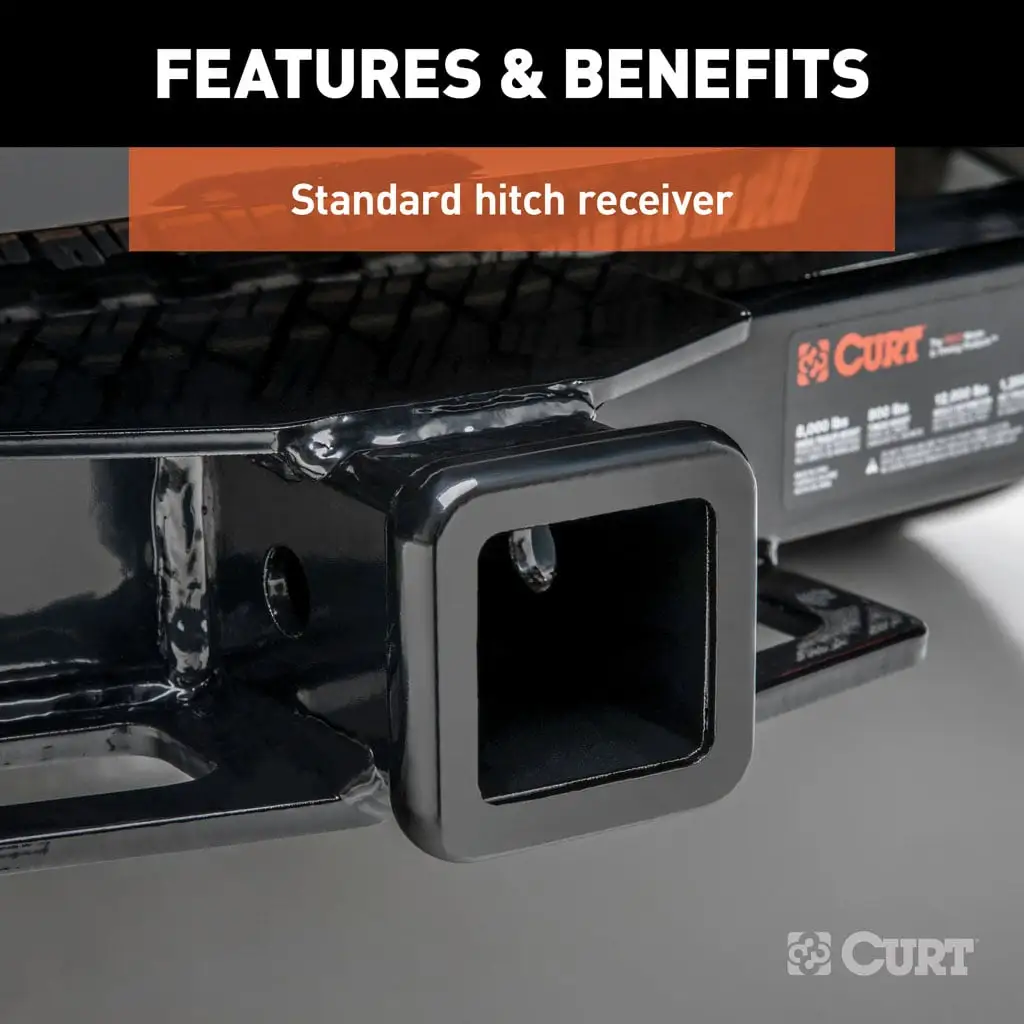 CURT 13293 Class 3 Trailer Hitch, 2" Receiver, Select GMC Acadia