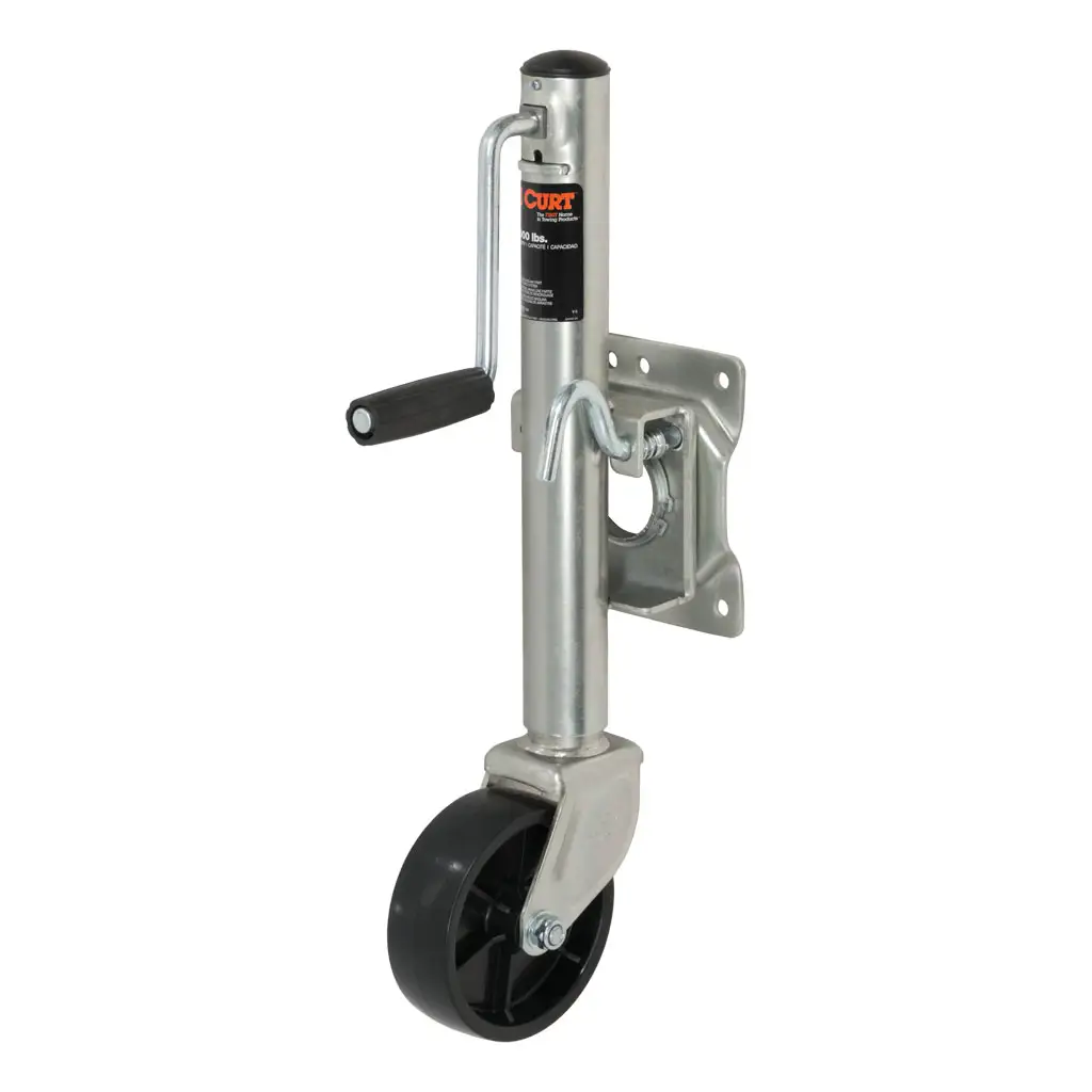 Marine Jack with 6" Wheel (1,000 lbs, 10" Travel) SKU #28100 by CURT