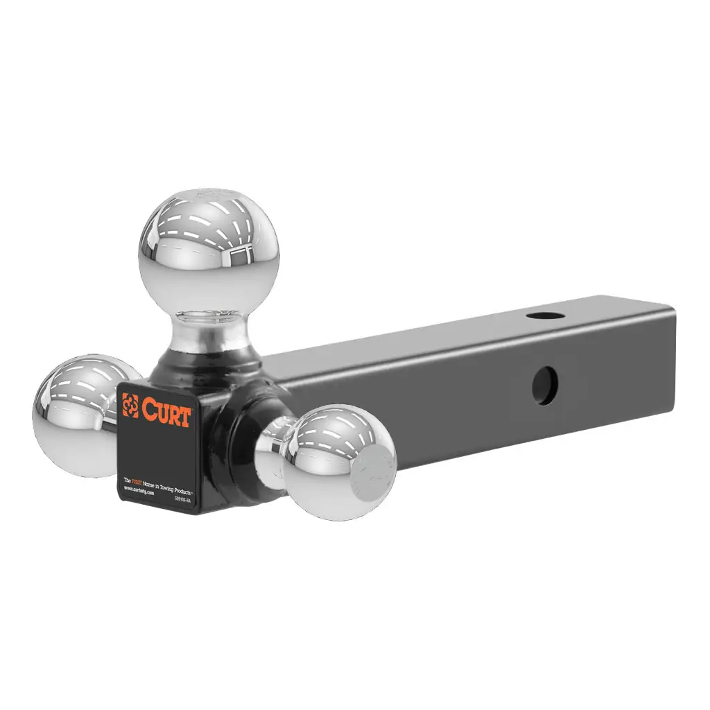 Multi-Ball Mount (2" Hollow Shank, 1-7/8", 2" & 2-5/16" Chrome Balls ...