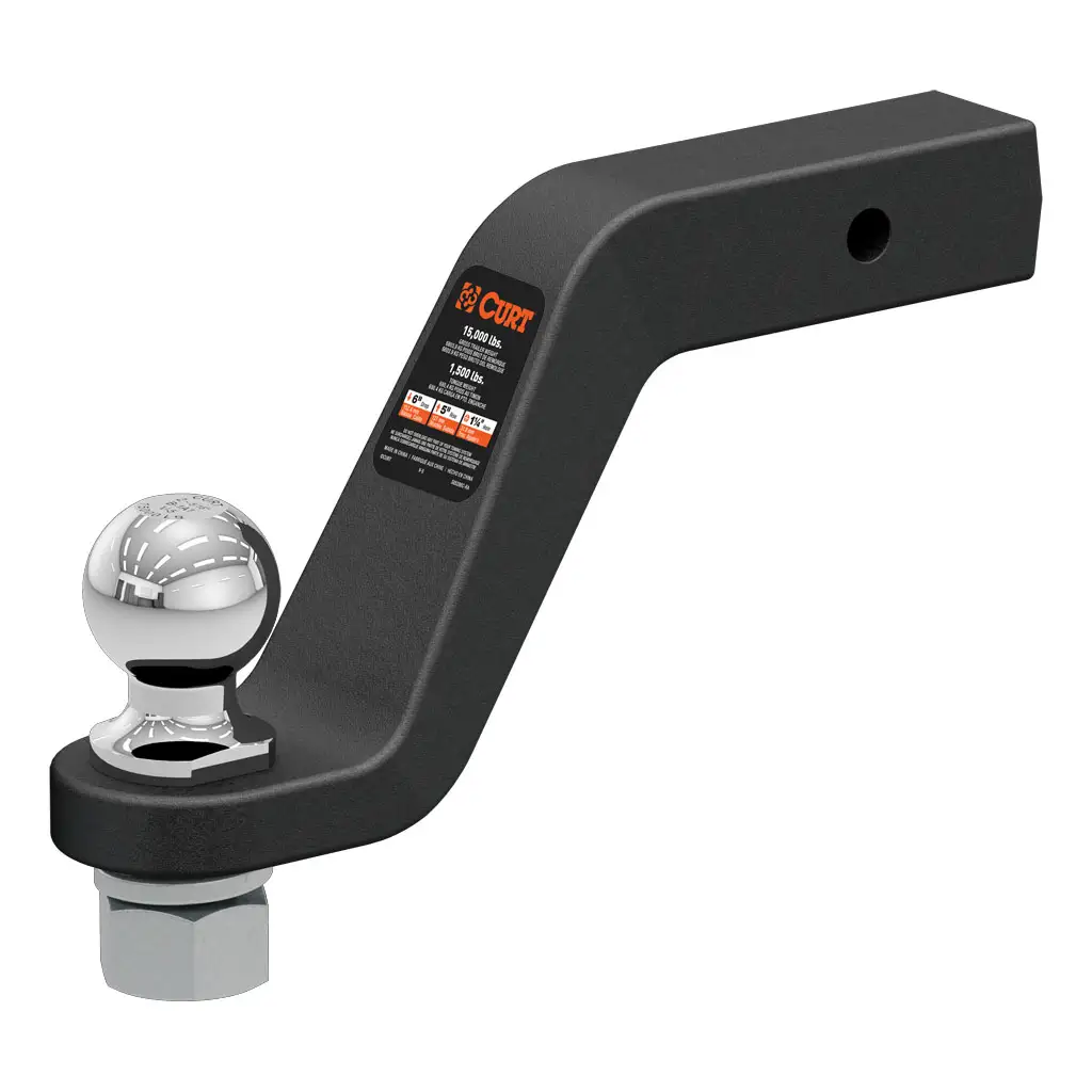 Loaded Forged Ball Mount with 2-5/16" Ball (2" Shank, 15,000 lbs, 6 ...