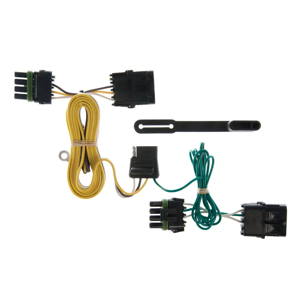 Custom Wiring Harness, 4-Way Flat Output, Select Jeep Wrangler TJ SKU ...