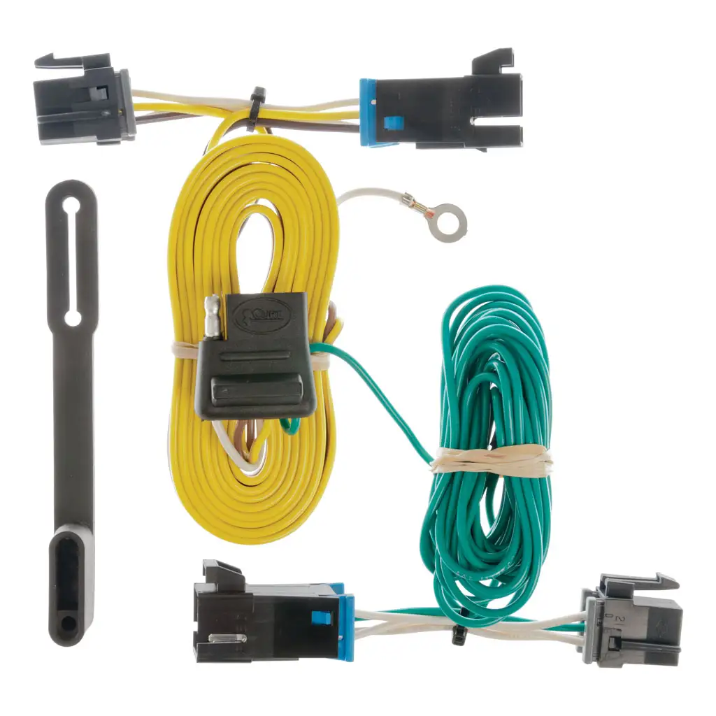 Custom Wiring, 4-Flat, Select Chevy Express, GMC Savana 1500, 2500 ...