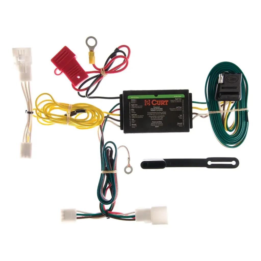 Custom Wiring Harness (4-Way Flat Output) SKU #56147 for $65.57 by CURT ...