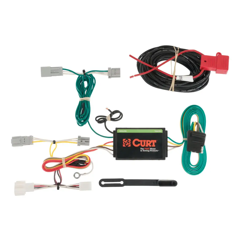 Custom Wiring Harness (4-Way Flat Output) SKU #56173 for $65.57 by CURT ...