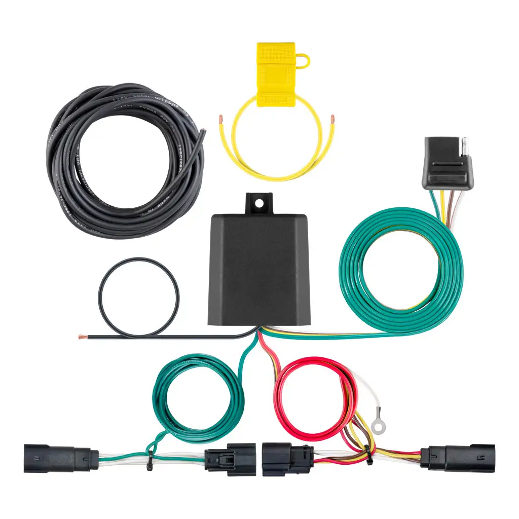 Custom Wiring Harness, 4-Way Flat Output, Select Jeep Cherokee SKU ...