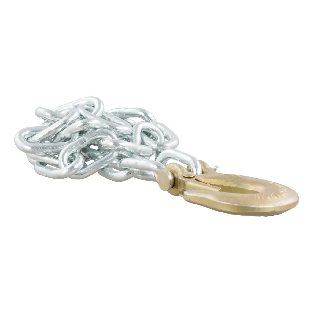 35" Safety Chain with 1 Clevis Hook (7,800 lbs., Clear Zinc) SKU #80302 ...