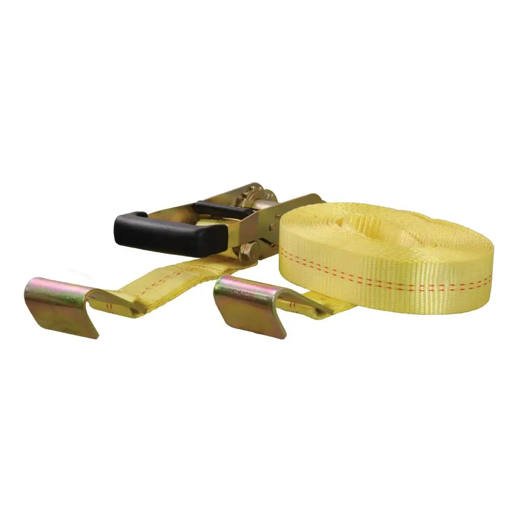 27' Yellow Cargo Strap with Flat Hooks (3,333 lbs.) SKU #83048 for $31. ...