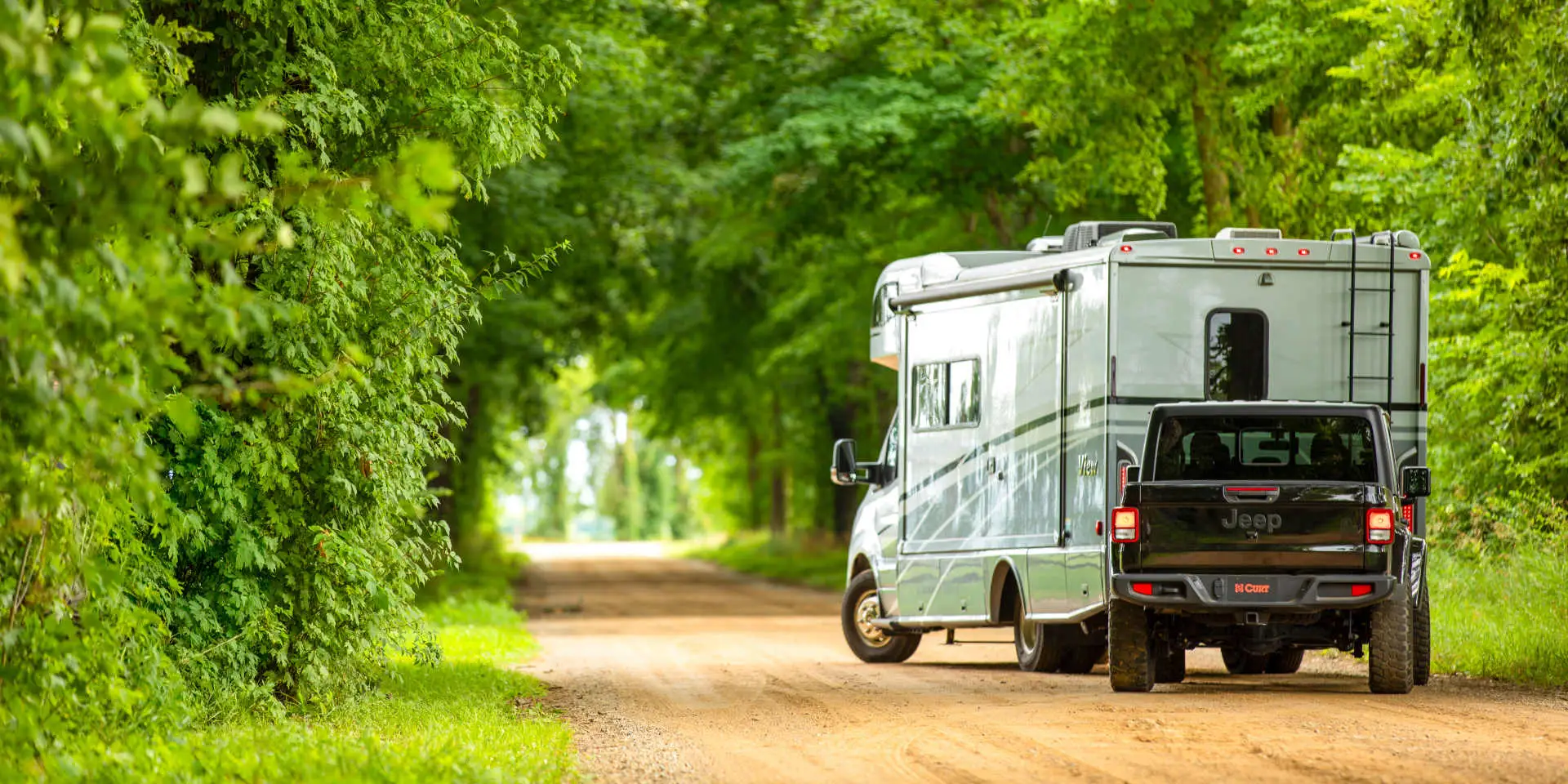 CURT RVibrake Shadow 2 Installed Flat Tow Brake System
